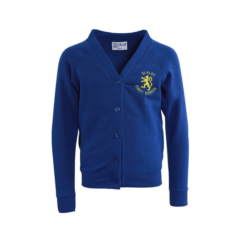 Slaley First School Cardigan - Royal | Salto UK