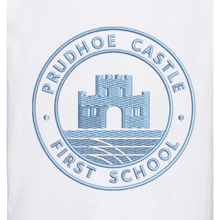 Prudhoe Castle First School PE T shirt – White | Salto UK