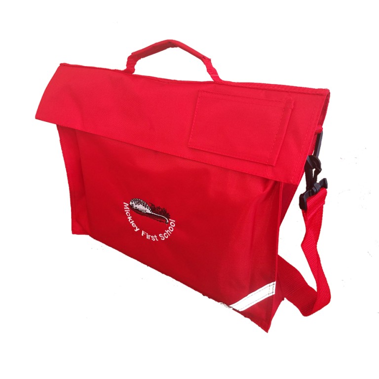 Mickley First School Book Bag – Red | Salto UK