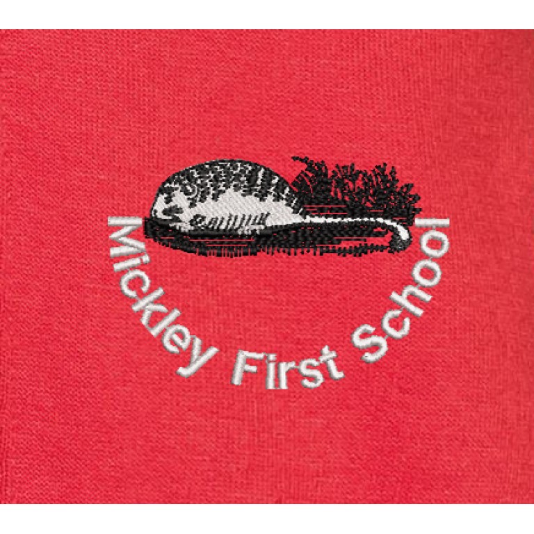 Mickley First School Cardigan - Red | Salto UK