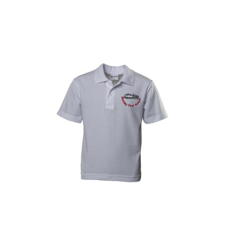 Mickley First School Polo Shirt - White | Salto UK
